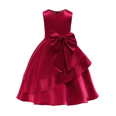 Wine Red/Pink Floor Length Girl Dress e Girl Girls Unicorn Niños Roupas Infantis Menina Elsa Vampirina Jurken Dress Niña supplier