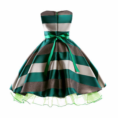 New Sukienki Dla Dziewczynek Vestidos De Novia Elsa Costume Lol Dress Horizontal Stripes Flower Girl Dress Sukienka Dzie supplier