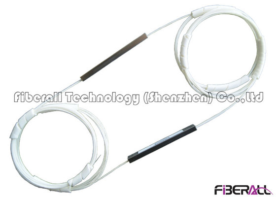 China Customized Type 1x2 Fiber PLC Splitter , Fiber Optic Beam Splitter 0.9mm Cable supplier