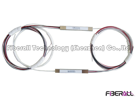 China 1.5 Meters Cable GPON Optical Splitter , 1x4 PLC Splitter Without Fiber Optic Connector supplier
