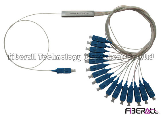China Low Loss Fiber Optic Cable Splitter , 1x16 PLC Splitter For Optical Distribution Network supplier
