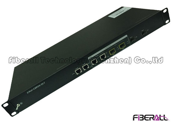 China 2 PON 2 SFP Uplink Ports Optical Network Terminator , Gpon Olt Switch IEEE802.3ah supplier