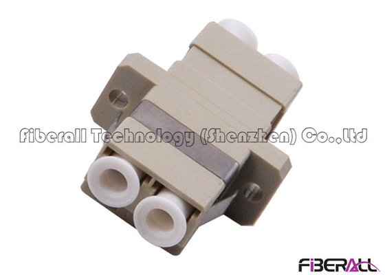 China Multimode LC Duplex  Adapter , Optical Fiber Adapter With Ceramic Sleeve supplier