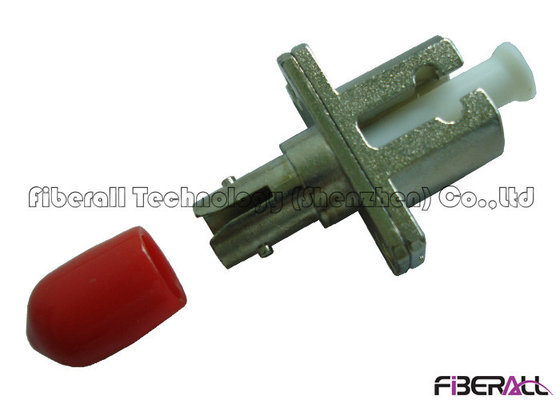 China Metal Hybrid LC To ST Fiber Adapter , LC To ST Coupler Two Pieces Assembled supplier