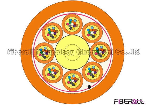China Distribution Indoor Fiber Optic Cable 96 Core Buffered Fiber With 8 Sub Units supplier
