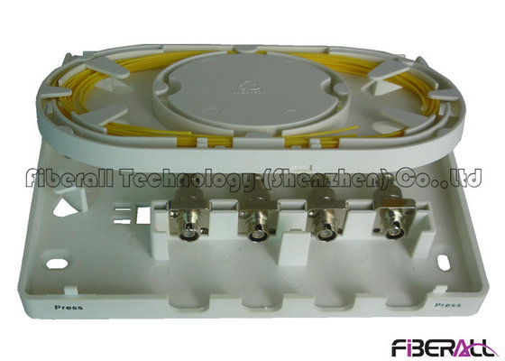 China FTTH Fiber To The Home End User FTTH Terminal Box 4 Port For FC SC Optic Adapter supplier