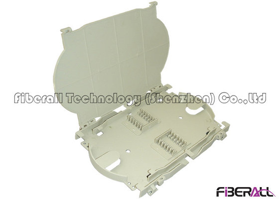 China Grey / Black Fiber Optic Accessories Fiber Optic Splice Tray For 24 Single Fiber supplier