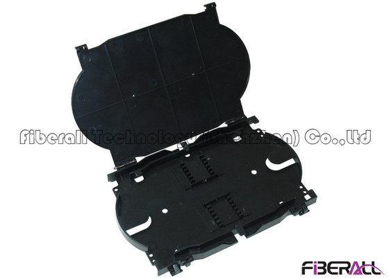 China Fiber Optic Accessories Plastic Fiber Splice Cassette With 12 Fusion Splicing Slots supplier