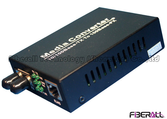 China 10/100M Dual Fiber 1310nm Optical Media Converter With 1x9 Optical Transceiver SM 40Km supplier
