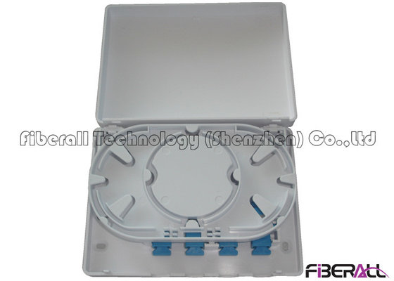 China Mini Type Wall Mounted FTTH Fiber Terminal Box For Home User With Four SC Ports supplier