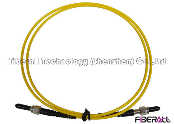 China SM 9/125 Simplex Fiber Optic SMA To SMA Patch Cord With Stainless Steel Ferrule supplier