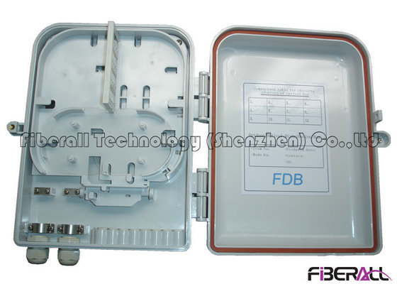 China Fiber Optic Distribution Box 16 Fibers FTTH Fiber To The Home Wall Or Pole Mounted supplier