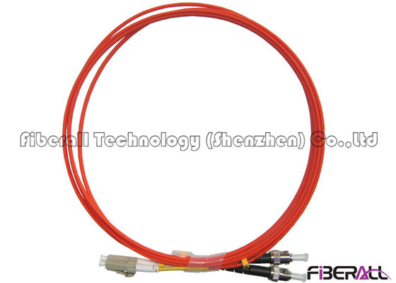 China Duplex LC To ST Fiber Patch Cord With Milled Pieces ST Fiber Connector Multimode supplier