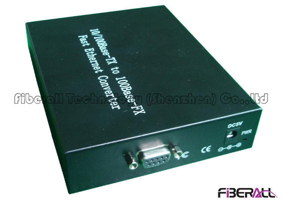 China 100M UART Fiber Media Converter With DB9 Port RS232 Asynchronous Optical Modem supplier