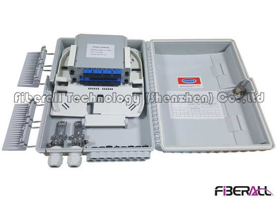 China Waterproof Plastic FDB For Fiber Optic PLC Splitter 1x16 LGX Box Type , Outdoor supplier