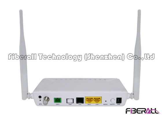 China Multifunctional FTTH EPON ONU With SM SC PON + CATV + WiFi + POTS + 1GE + 1FE supplier