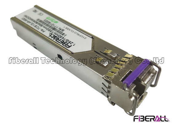 China IEC-60825 Compliant1.25Gbps BIDI LC SFP Optical Transceiver Up To 20 Kilometers supplier