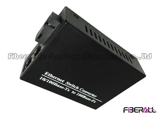 China Ethernet To Fiber Media Converter With One SC Optical Interface And Two RJ45 Ports supplier