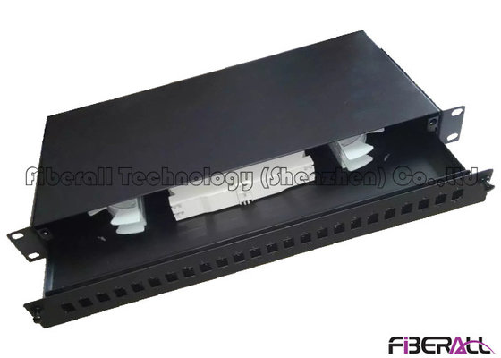 China 24F SC Simplex Rack Fiber Optic Patch Panel Drawer Type Fiber Distribution Box supplier