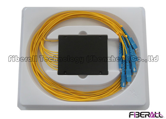 High Accuracy FTTH Fiber Optic PLC Splitter With SC Connector Low Insertion Loss supplier