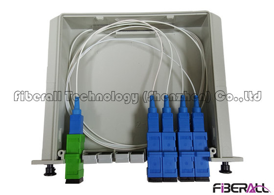 SM G657A1 Fiber Optic PLC Splitter Wall Mounted LGX Box Type For FMS supplier