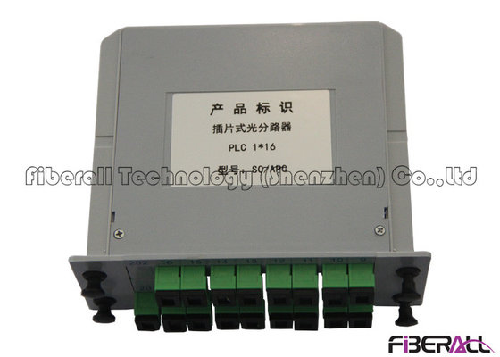 BPON Fiber Optic Splitter Box , Fiber PLC Splitter Module With SC APC 0.9mm Fiber Pigtail supplier