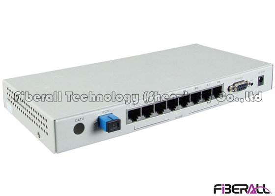 8 FE + 1 CATV EPON Ont Equipment Passive Network Equipment 1 X 32 Fiber Channel supplier