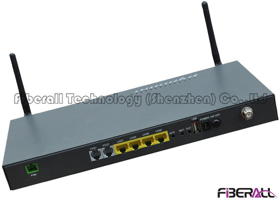 1 CATV Port / Dual WIFI ONU Optical Network Unit 802.11 B/G/N Wireless Standard supplier