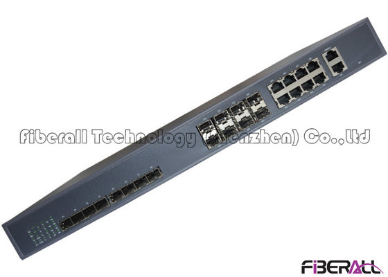 32Gbps EPON OLT Optical Line Terminal With 8 PON 8 GE Combo And Dual Power supplier
