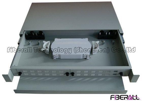 Fiber Optic Rack Mount Patch Panels , 1U Fiber Patch Panel Customized Pigtail supplier