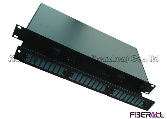 High Density SC Fiber Patch Panel And Enclosure , 24 Port Fiber Patch Panel supplier