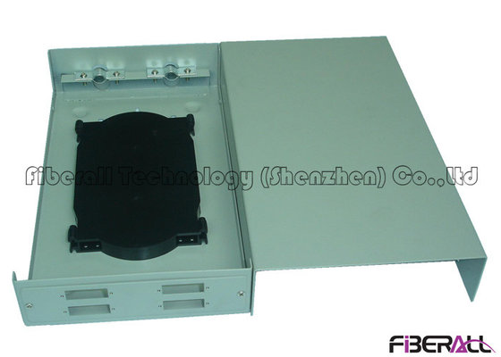 8 Fibers Wall Mount Fiber Terminal Box For Indoor Fiber Distribution 2 Inputs supplier