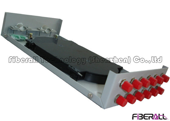Mini Type Fiber Optic Patch Panel Fiber Terminal Box With 12 FC Adapters supplier