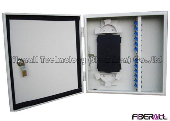 Outdoor Waterproof Fiber Optical Distribution Box Wall Mount Fiber Patch Panel 24 Cores supplier
