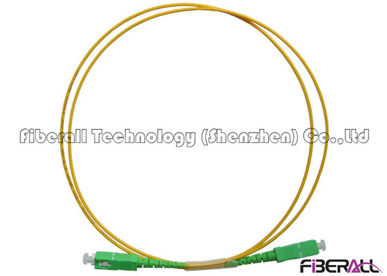 Pre Terminated Fiber Optic Jumper With Simplex Cable And 2.0mm APC Connector supplier