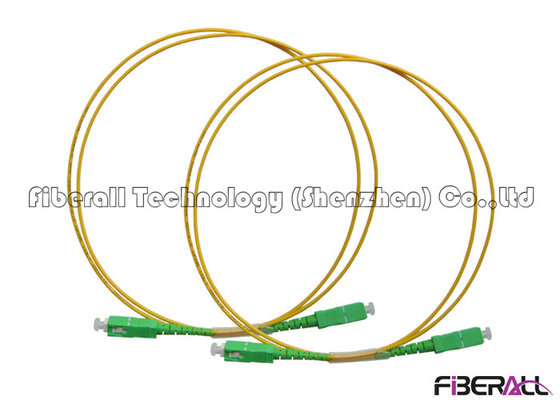 Pre Terminated Fiber Optic Jumper With Simplex Cable And 2.0mm APC Connector supplier