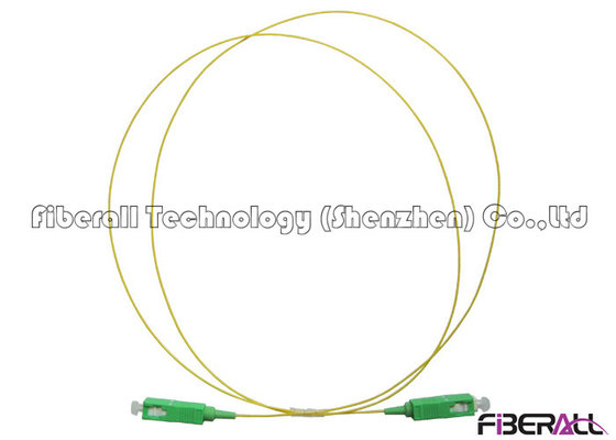 0.9mm Tight Buffer Fiber Optic Jumper SC To SC Fiber Patch Cable Simplex Type supplier
