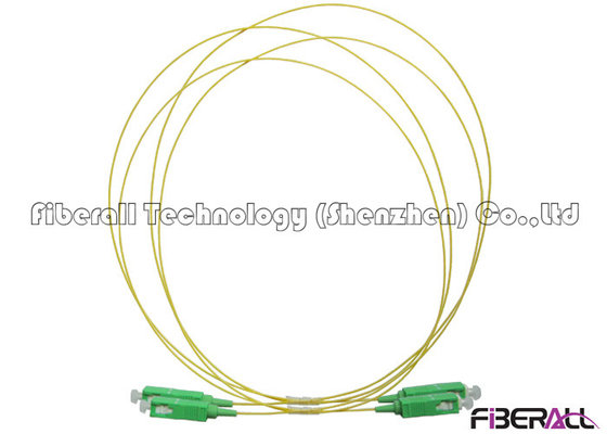 0.9mm Tight Buffer Fiber Optic Jumper SC To SC Fiber Patch Cable Simplex Type supplier