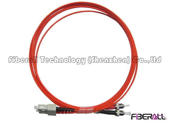 OM1 / OM2 Fiber Type Fiber Optic Jumper SC To ST Fiber Patch Cable LSZH Jacket supplier