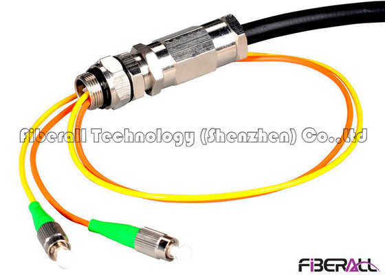 Outdoor Waterproof Fiber Optic Cable Patch Cord 2 To 12 Cores PE Jacket supplier