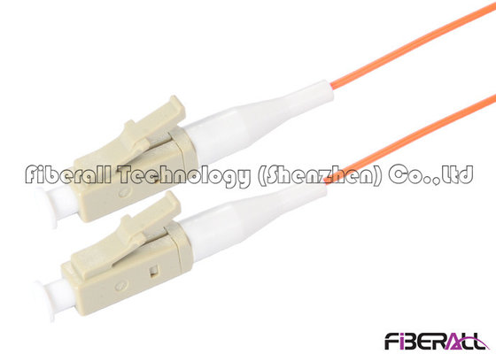 Communication Fiber Optic Pigtail Multimode 0.9mm Cable With LC Beige Connector supplier