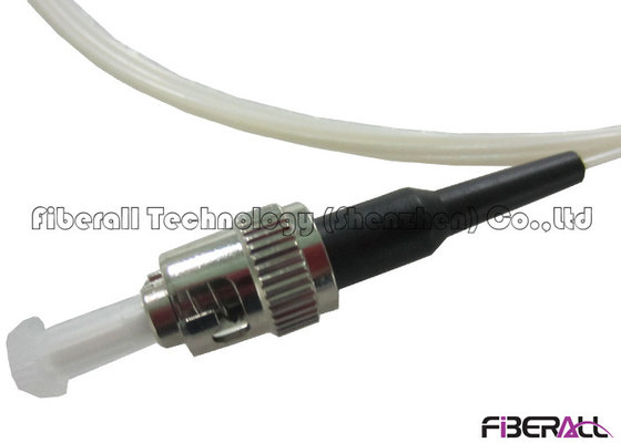 ST Single Mode Fiber Optic Pigtail With 0.9mm Optical Cable And Metal Connector supplier