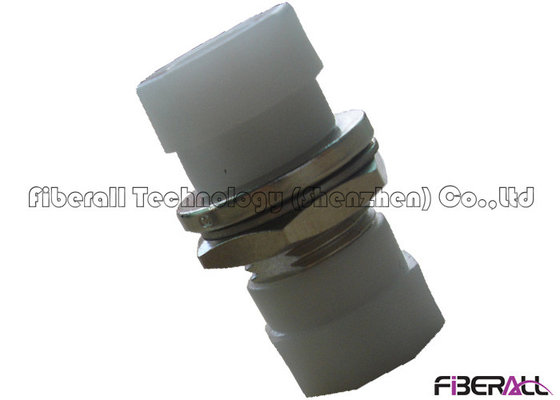 FC D Type Fiber Optic Adapter With Metal Body And Plastic Hexagonal Dust Cap supplier