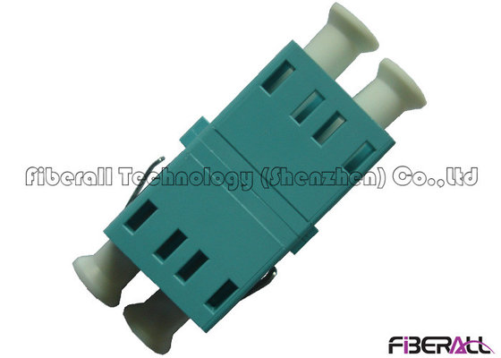 Aqua Fiber Optic Adapter For OM3 MM Patch Cord And Pigtail LC Connector Attached supplier