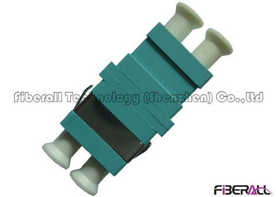 Aqua Fiber Optic Adapter For OM3 MM Patch Cord And Pigtail LC Connector Attached supplier