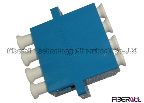 Quadplex Fiber Optical Adapter , LC To LC Fiber Adapter With 4 Channels supplier