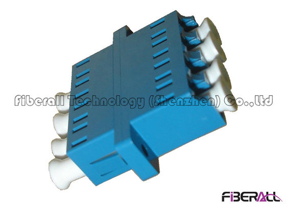 Quadplex Fiber Optical Adapter , LC To LC Fiber Adapter With 4 Channels supplier