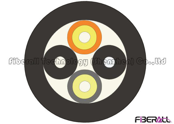 Base Station Far Transmission Outdoor Fiber Optic Cable 2 Cores LSZH Jacket supplier