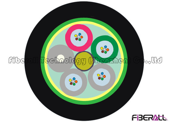 Round Wire GYFTS Outdoor Fiber Optic Cable 48 Cores For Network Communication supplier