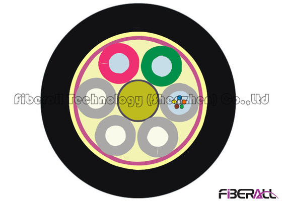 Non Armored GYFTY Fiber Optic Cable , Water Resistant Fiber Optic Network Cable  supplier